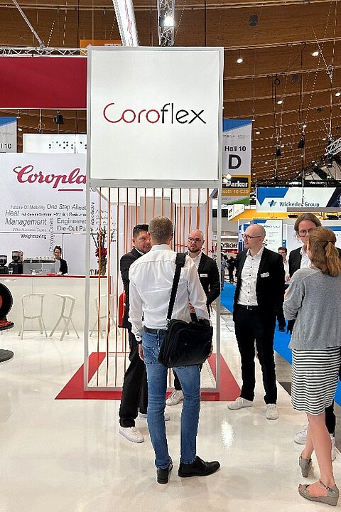 Coroplast Tape and Coroflex at the Battery Show in Stuttgart