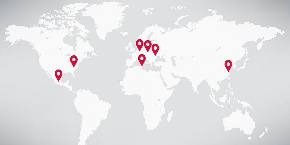Coroflex locations worldwide